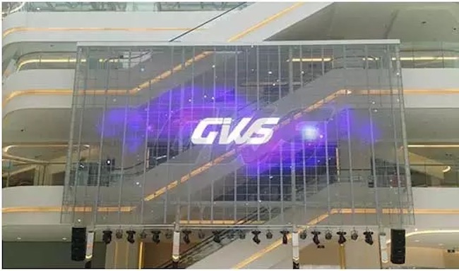 Full Color 3.9mm Transparent LED Video Wall Glass Window
