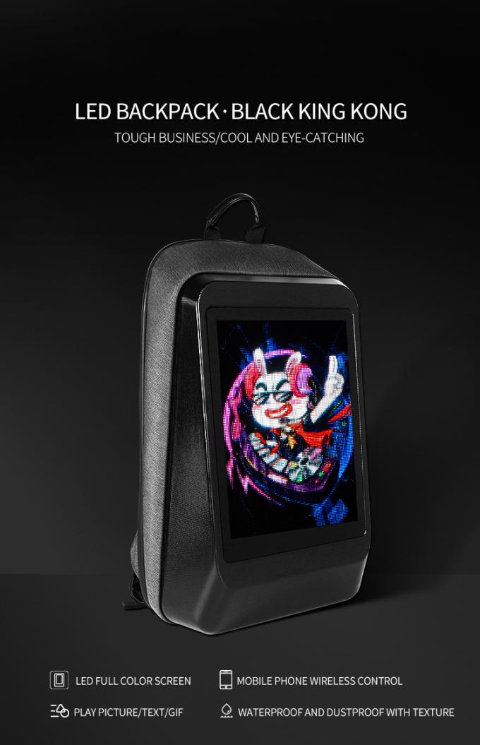 HD Bluetooth High Resolution Smart LED Pix Backpack