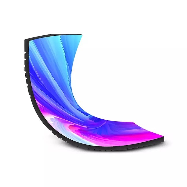 Signage Flexible LED Display Screen Advertising Shaped Cylinder